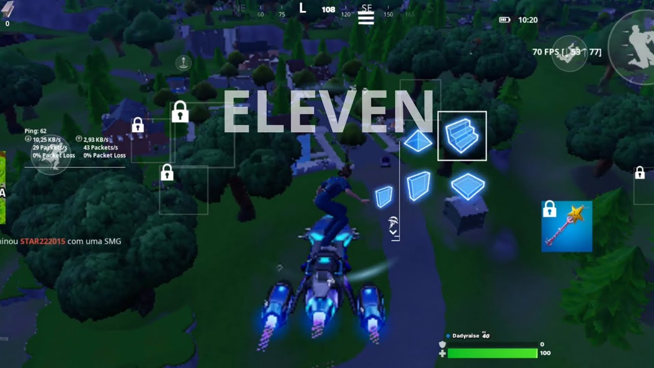 ELEVEN SKIN GAMEPLAY FORTNITE MOBILE - YouTube