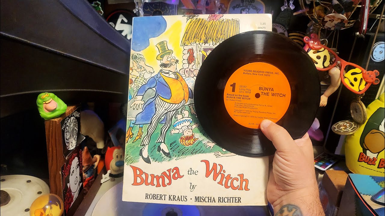 Bunya the Witch (1974) a Halloween Book & Record by Young Readers Press ...