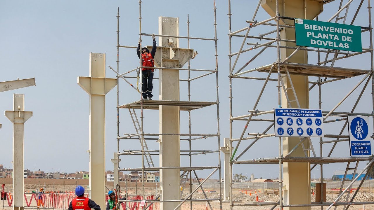 Inspección del montaje de la planta de dovelas para la construcción de ...