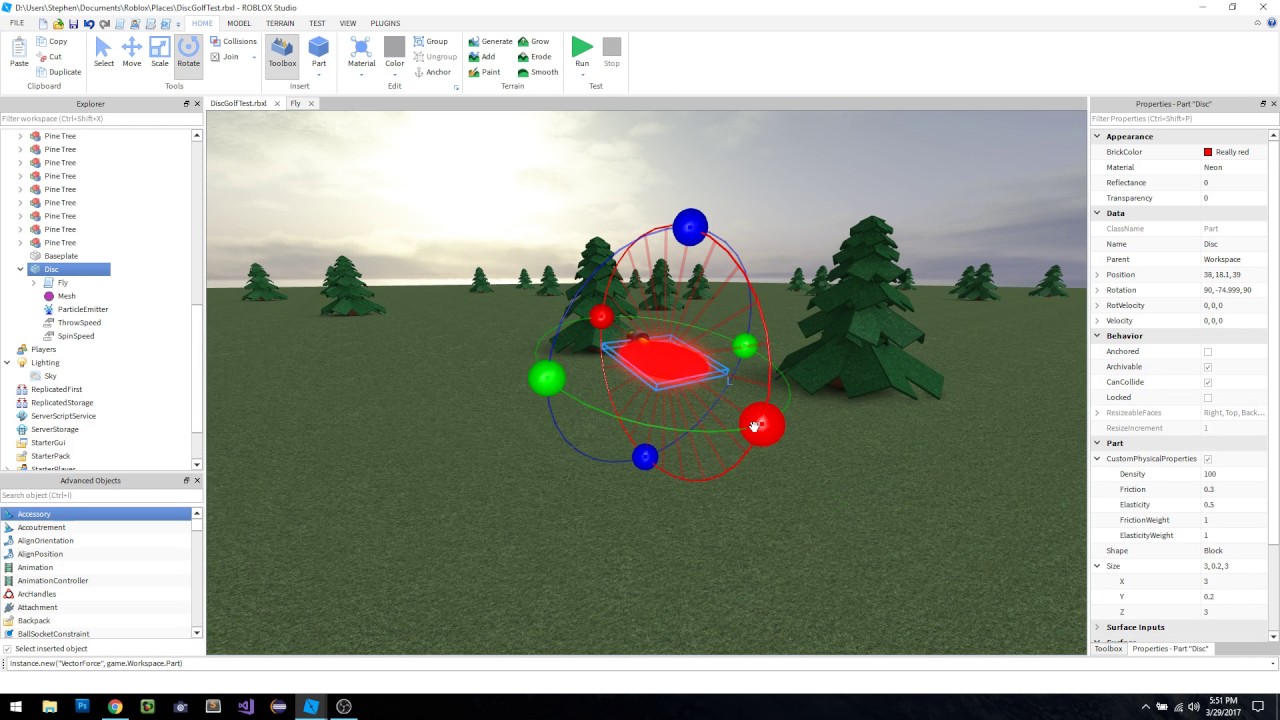 ROBLOX Disc Test - YouTube