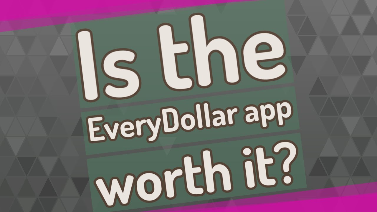 Is The EveryDollar App Worth It YouTube Is The EveryDollar App Worth It YouTube