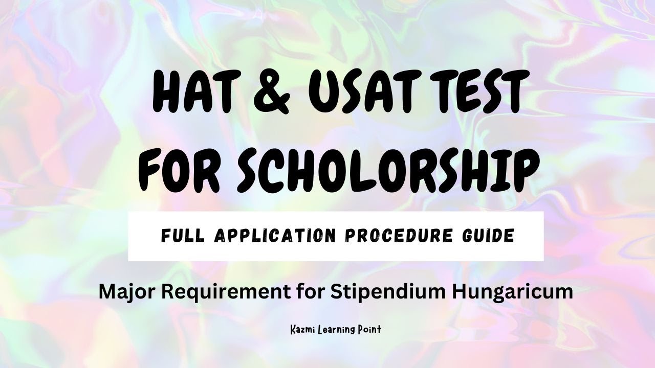 Apply for HAT & USAT by HEC 2025 | Test Guide for Scholarship | Test ...