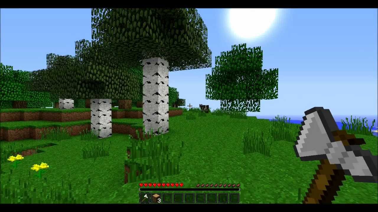 Minecraft Mod Reviews Ep. 1 "Timber Mod" -- w/ TrunksWD - YouTube