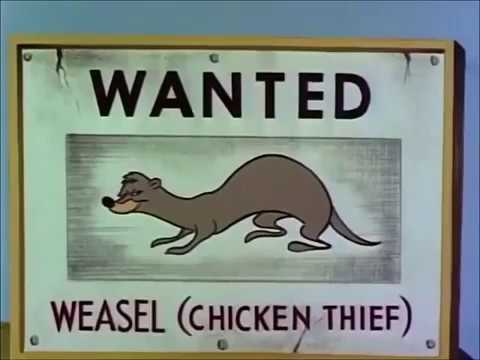 Foghorn Leghorn - Plop goes the Weasel (FR) (1953) - YouTube