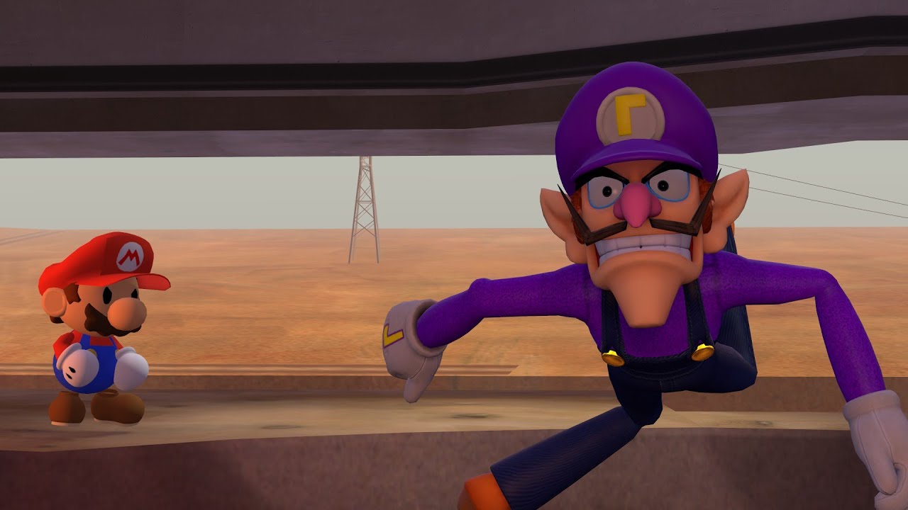 (SFM) Waluigi dancing feat. Paper Mario - YouTube