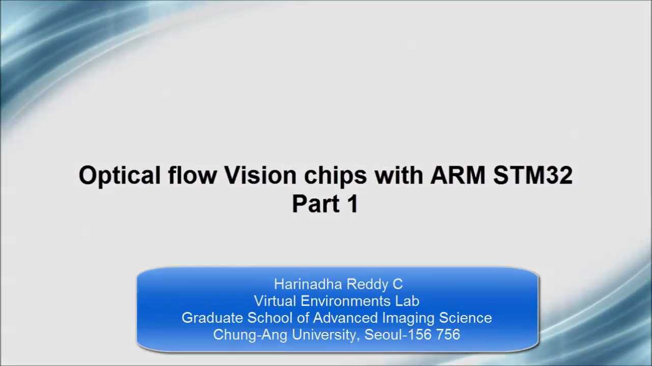 Stonyman optical flow Vision chip with 3.3V ARM STM32 platform: Part1 ...