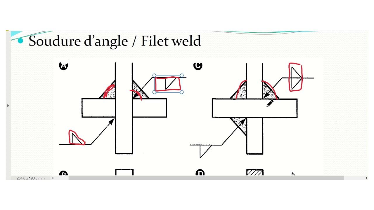 Theorie 10 DDE H22 Symboles de soudage et mises en plan mécano soudé - YouTube