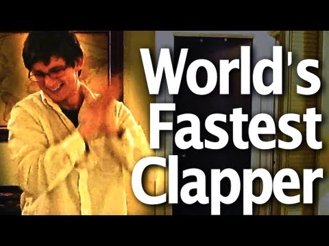 WORLD'S FASTEST CLAPPER?!?! - YouTube