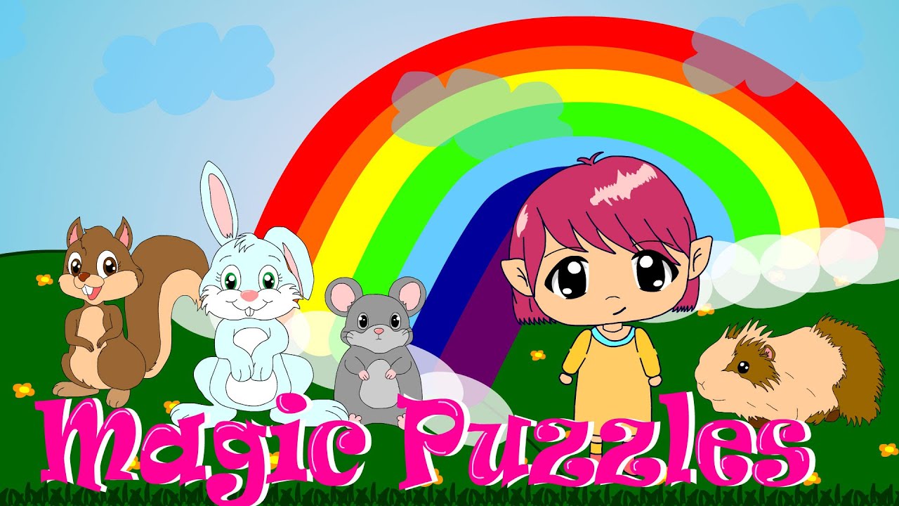 Magic Puzzles, let's lern new anamals today, a developing cartoon for ...