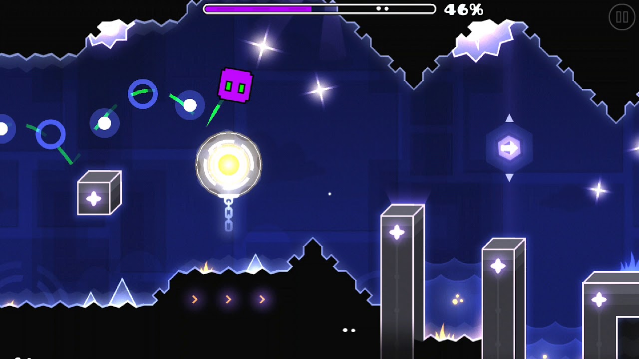 Flow by Hyenada Geometry Dash Daily level (30/12/18) - YouTube