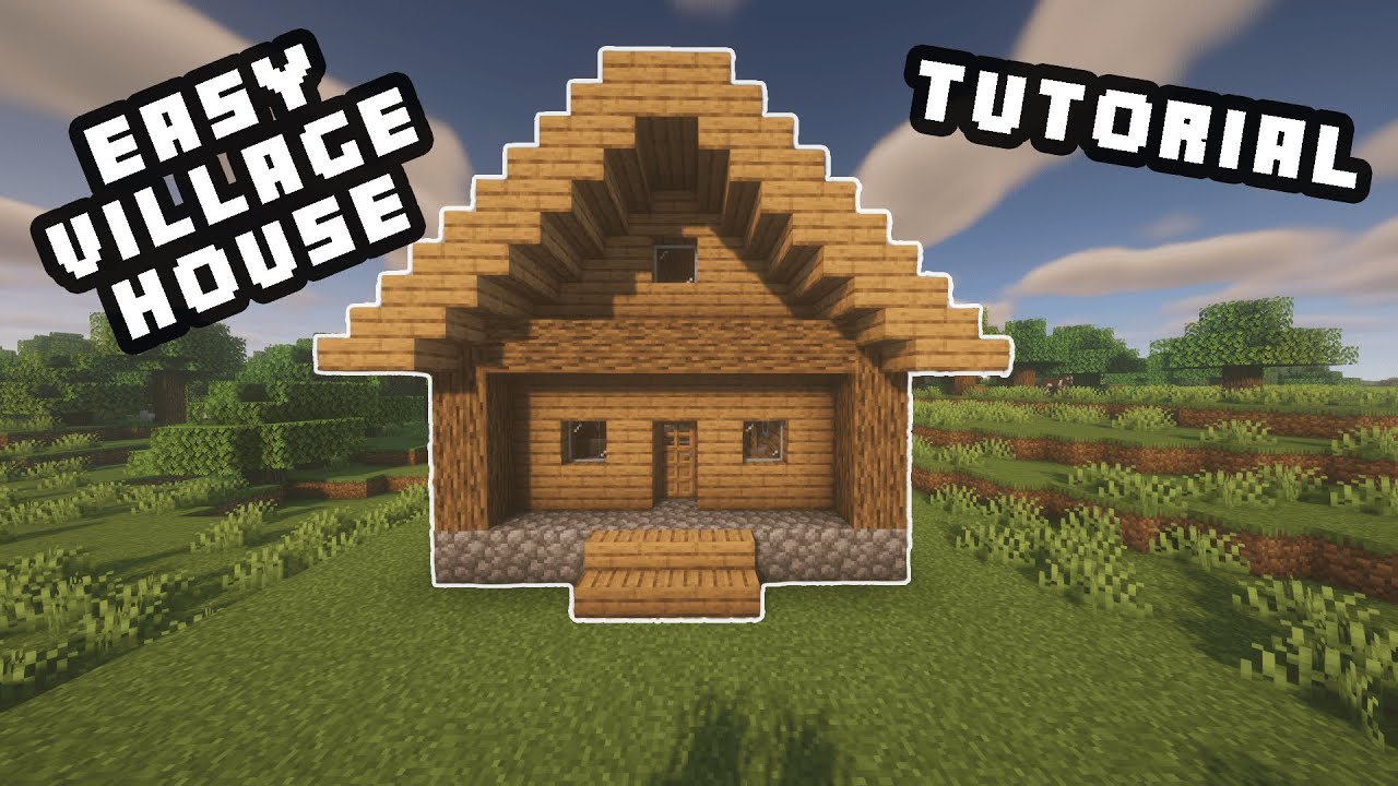 Minecraft Village House Tutorial | Easy to Build - YouTube