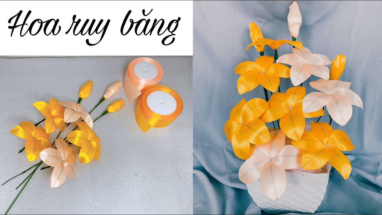 Cách Làm Hoa Bằng Ruy Băng đơn Giản How To Make Ribbon Crafts Mẹ Cua