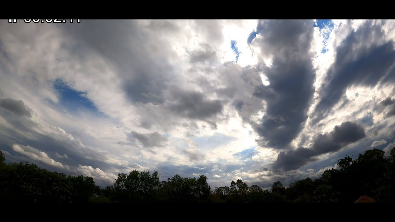 Multiple clouds layers going in multiple directions - YouTube