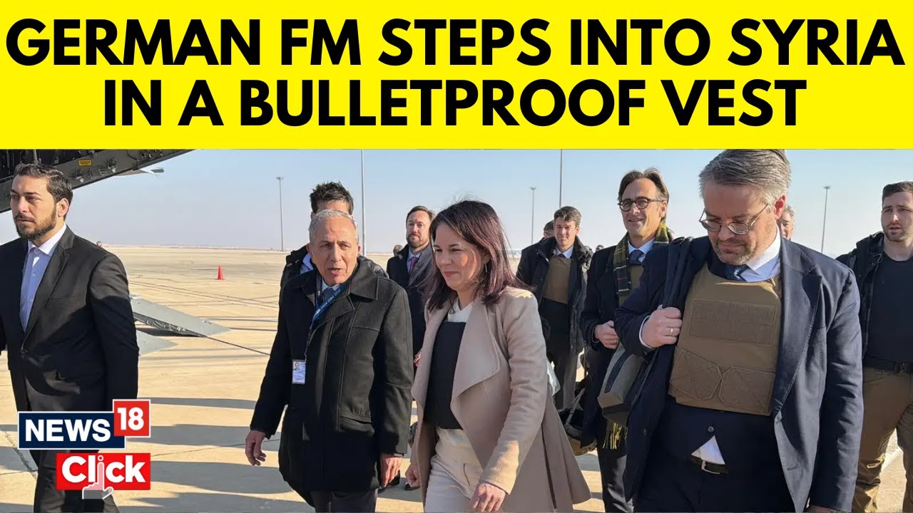 German Foreign Minister Appears In Bulletproof Vest Upon Arrival In ...