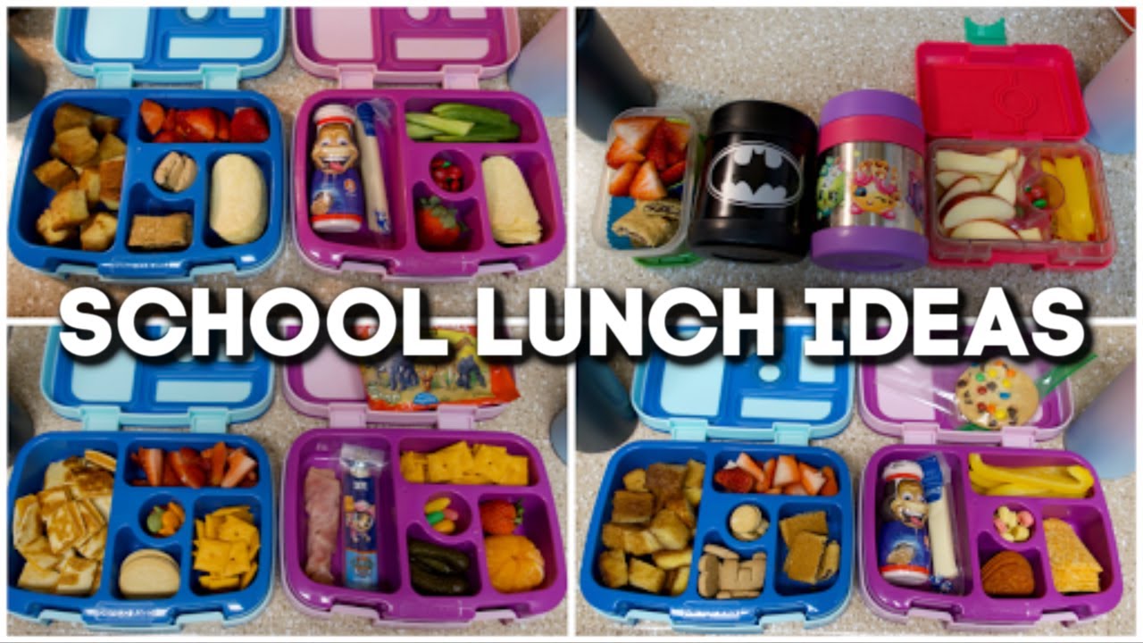School Lunches | Real Life Ideas - YouTube