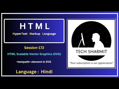 Scalable Vector Graphics (SVG) | textPath Element in SVG Explained with Examples (Session-172 ...