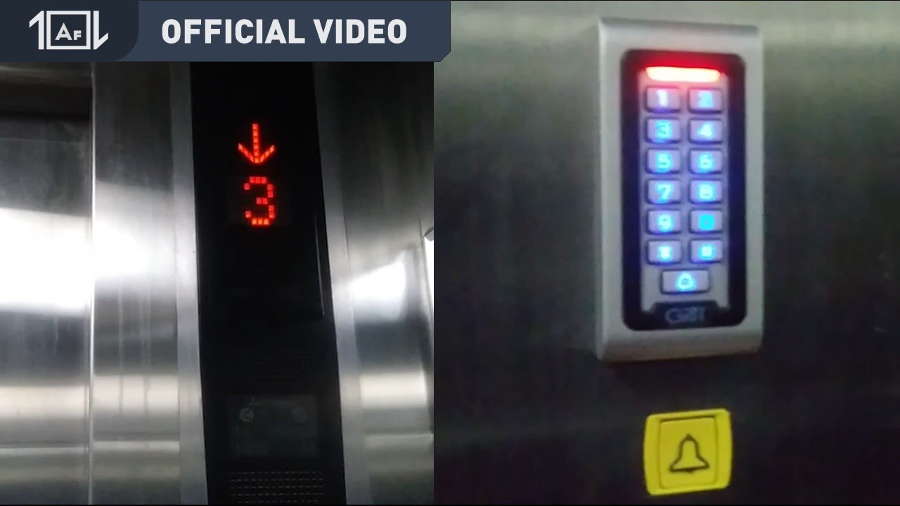 Riding the Lockout Floors on Mitsubishi Elevator [Short] - YouTube
