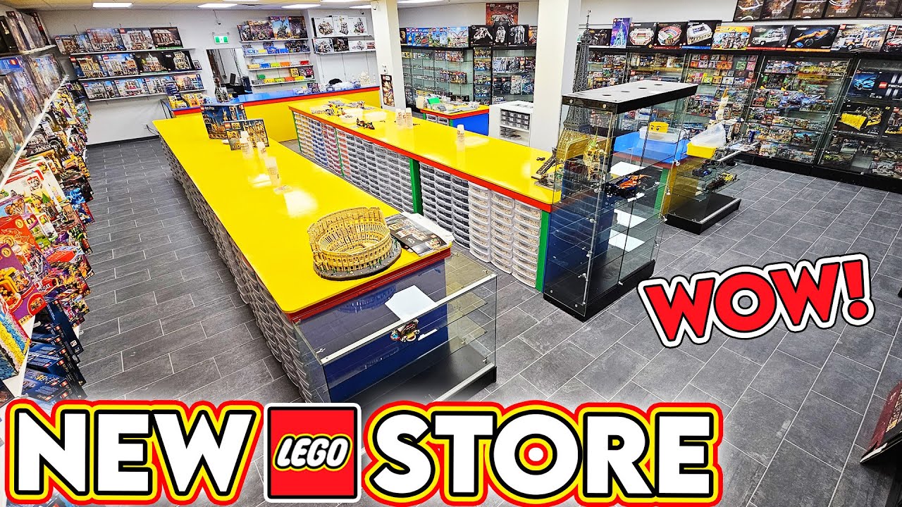 New LEGO Store!! HUGE Selection of Sets Figs and BULK - YouTube