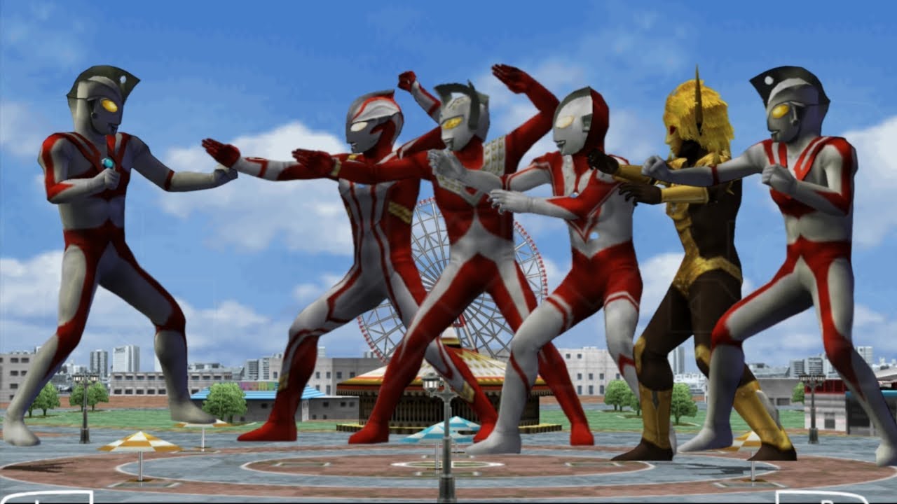 Game Ultraman Ace Vs Ultraman Mebius, Ultraman Taro, Ultraman Zoffy ...