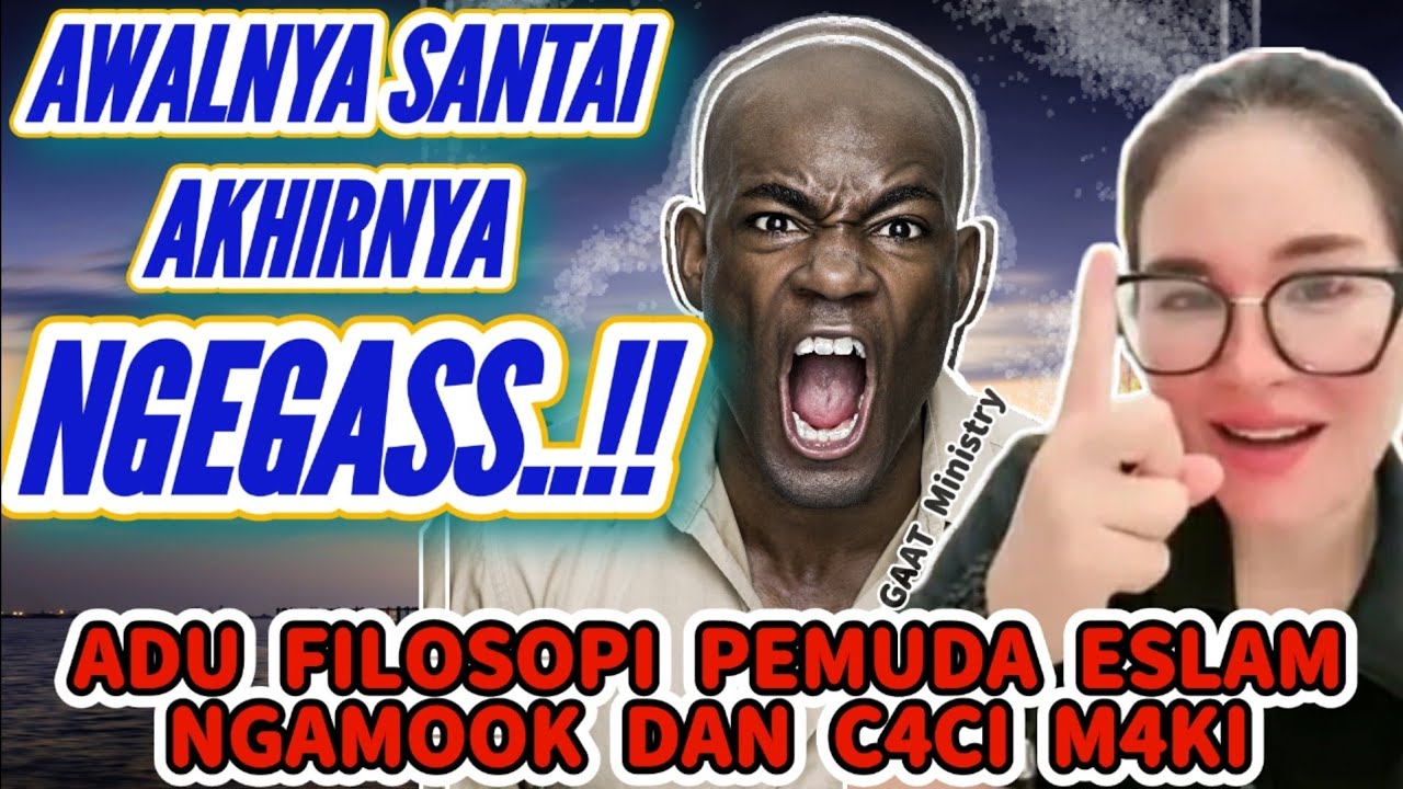 TAK MAMPU ADU PILOSOFI PEMUDA ESLAM CUMA BISA CAC1 MAKI, AGATHA NGELUS DADA. #livetiktok # ...