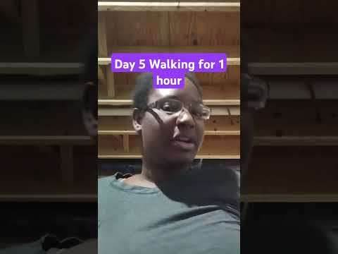 Walking indoors on a trend mill I'm feeling good 5 days of walking for ...