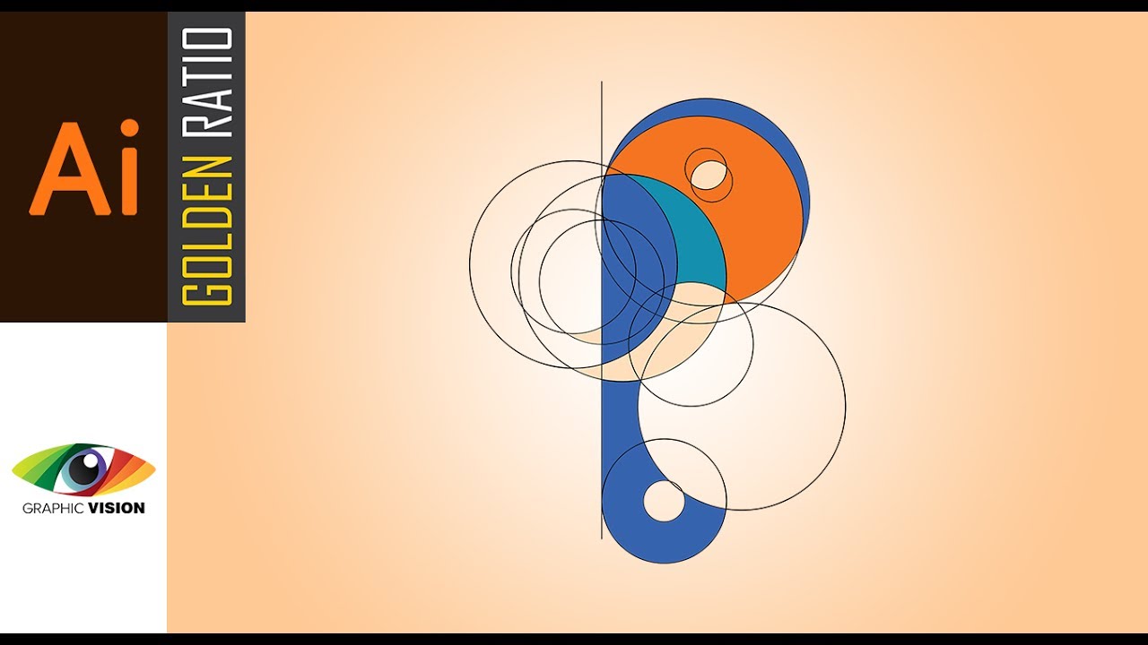 Adobe Illustrator Simple Logo using Golden Ratio - YouTube