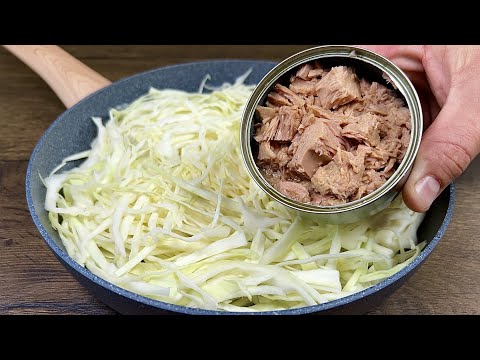 Hast du Kohl und Thunfischkonserven zu Hause? Sie werden dieses köstliche Rezept lieben!