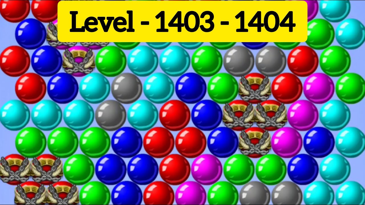 Bubble Shooter Games: Level - 1403 & 1404 | Old Bubble Shooter Game ...