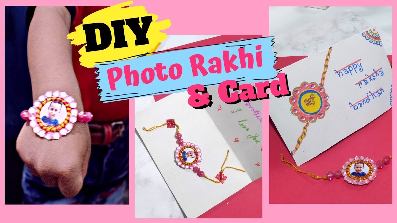 DIY Easy Photo Rakhi with an Envelope || DIY Rakhi Card || - YouTube