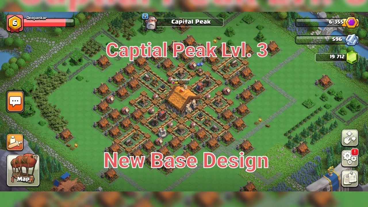 Coc | Capital Peak | Level 3 | New Base Design - YouTube