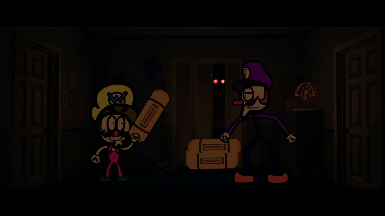 Wario and waluigi dies from using the scream extractor - YouTube