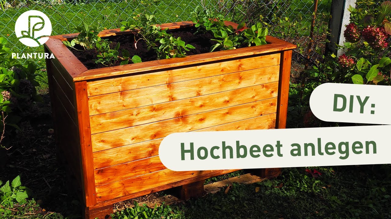 DIY: Hochbeet anlegen in 10 Minuten (Anleitung) - YouTube