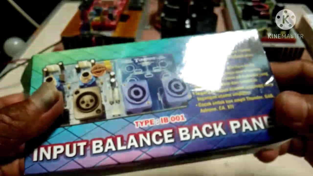 INPUT BALANCE BACK PANEL # ASESORIS BOX CA SERIES - YouTube