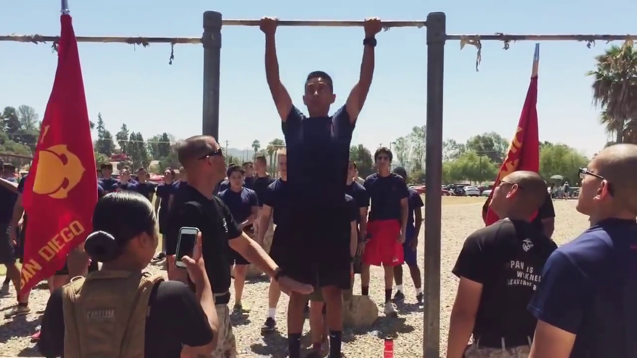 Marine corps pull ups! - YouTube