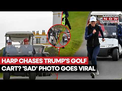 Donald Trump's Aide Natalie Harp Goes Viral Running Behind His Golf Cart Amid Letter Controversy