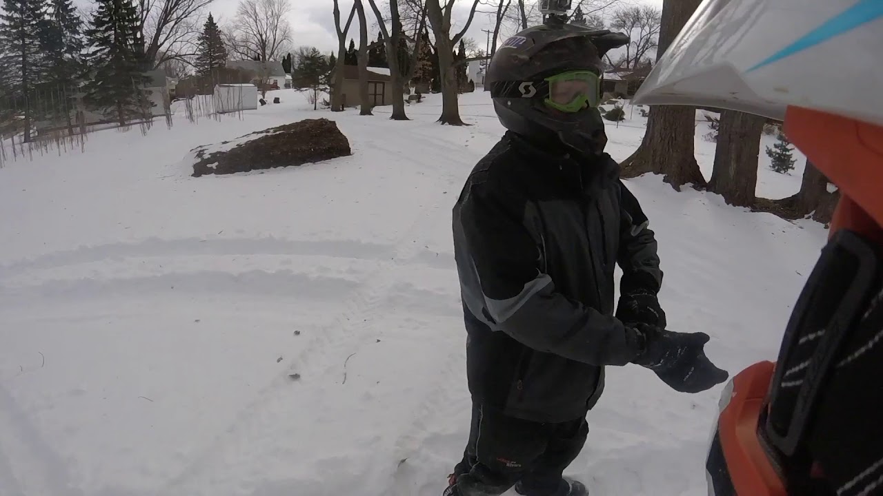 ATV SLEDDING - YouTube