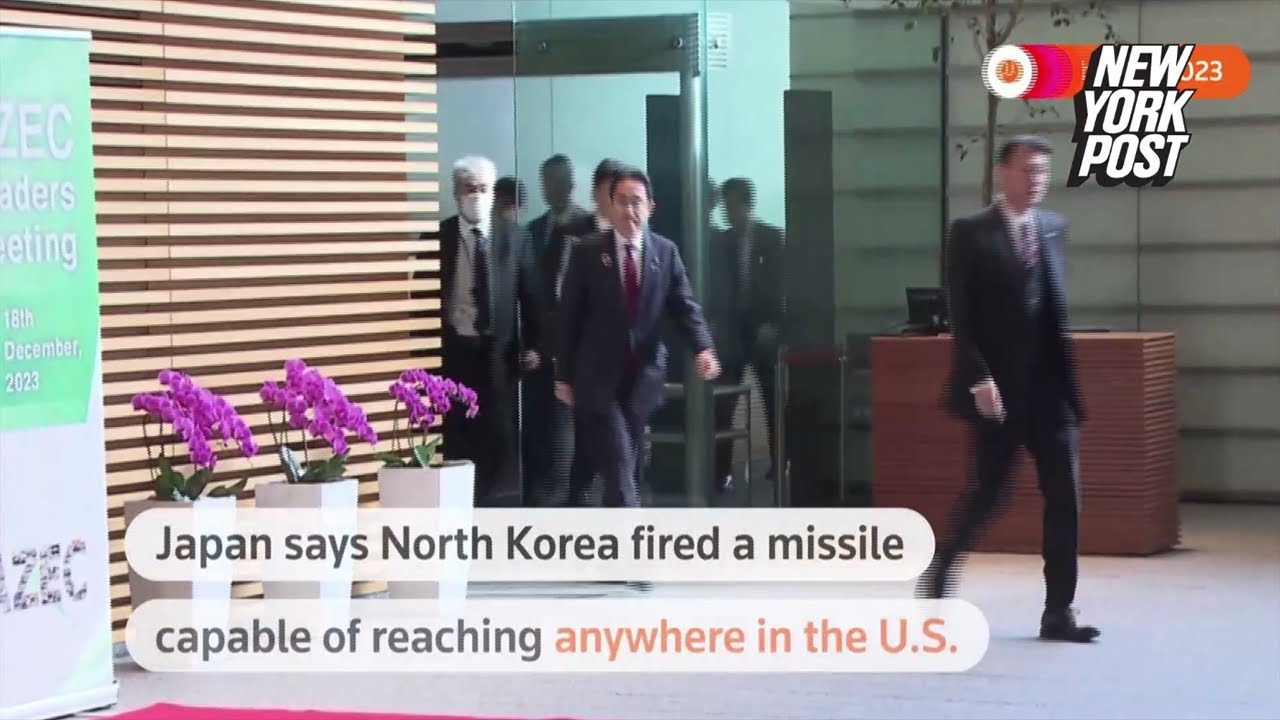 Japan warns North Korea ICBM-class missile could reach US - YouTube