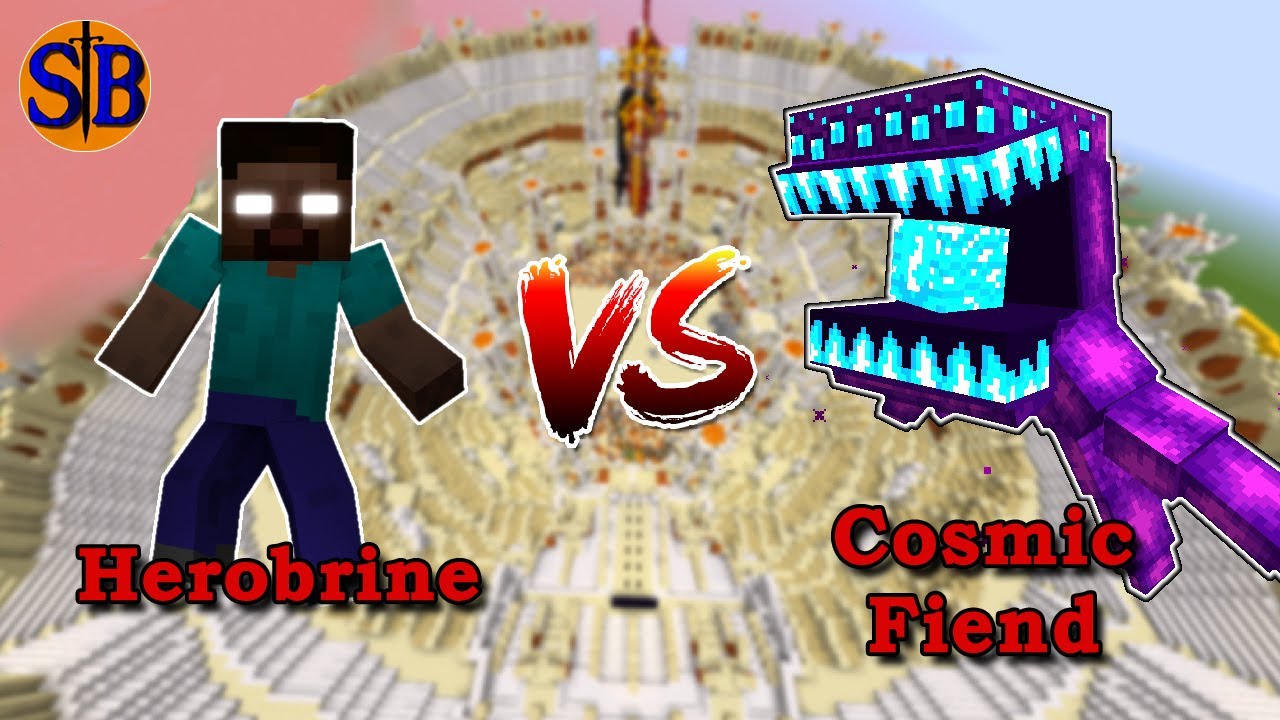 Herobrine vs Cosmic Fiend (Astemir Forestcraft) | Minecraft Mob Battle ...