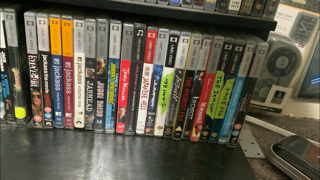 PSP umd movie collection update - YouTube