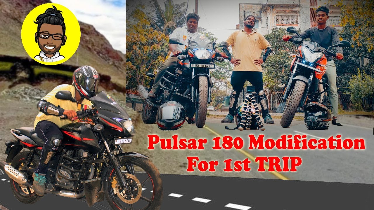 PULSAR 180 BEST MODIFICATION FOR LONG TRIP (with ROGER) best ...