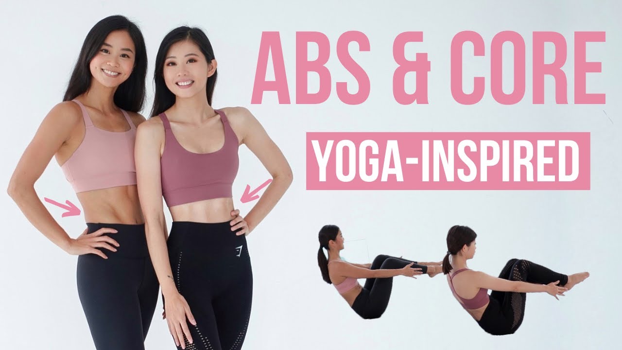 13 min Abs, Core & Belly Burn Workout (Yoga-Inspired) ft. Janet - YouTube