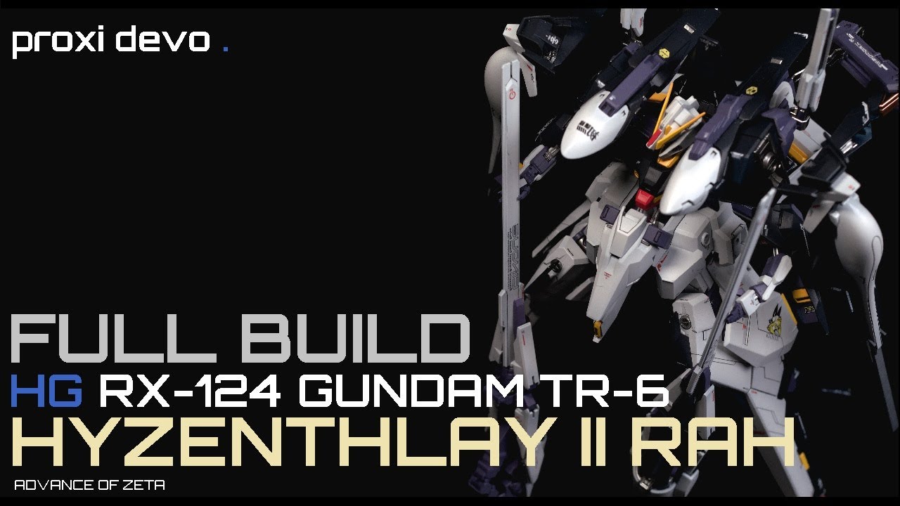 Gunpla Full Build Through (Original Colors) || HG RX-124 Hyzenthlay II ...