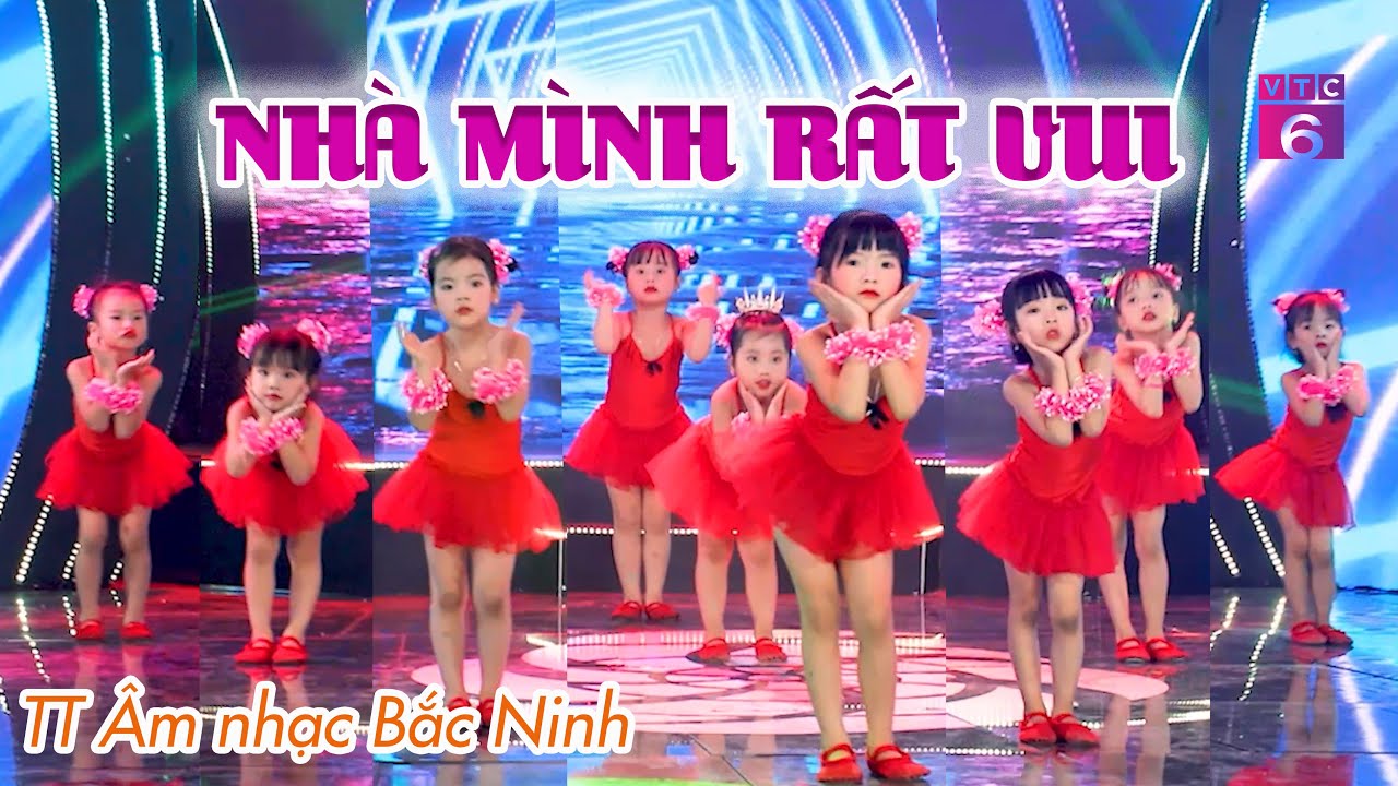 Kids dance NHÀ MÌNH RẤT VUI - Trung tâm Âm nhạc Bắc Ninh - YouTube
