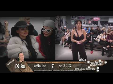 Zadruga 2 - Aleksandra priča o njenoj izjavi da je Zerina silovana - 09.12.2018.