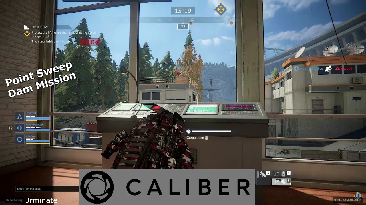 Caliber Gameplay PC - Dam mission - Point Sweep PVE - YouTube