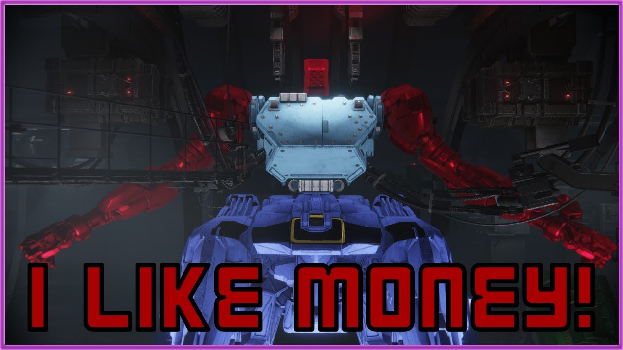Armored Core 6 funny moments - Eugene Krabs loves money! - YouTube
