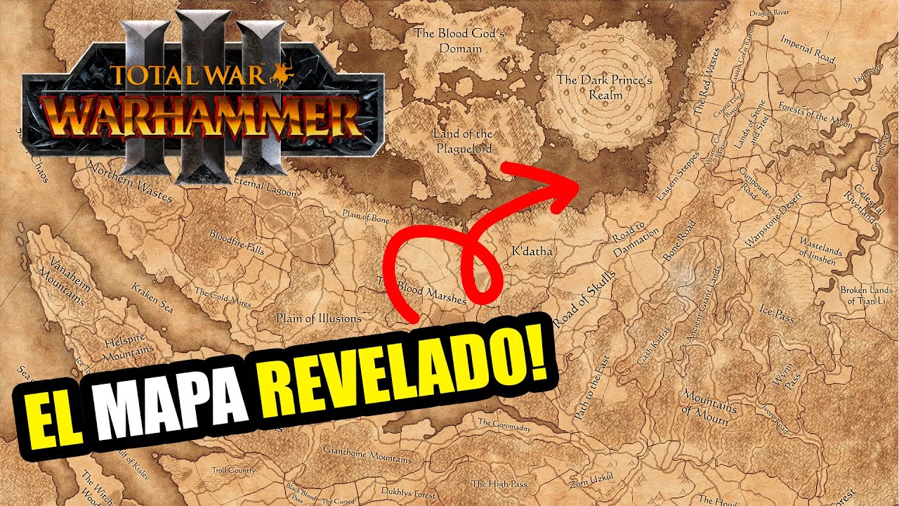 Total War: WARHAMMER III | El MAPA de Campaña REVELADO ! - YouTube