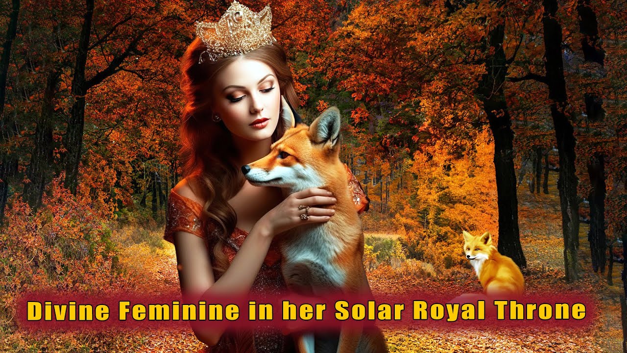 The Divine Feminine on her Solar Royal Throne ~ Bringing the Cosmic ...