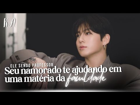 Asmr JUNGKOOK | Seu namorado professor te ensinando uma matéria da faculdade