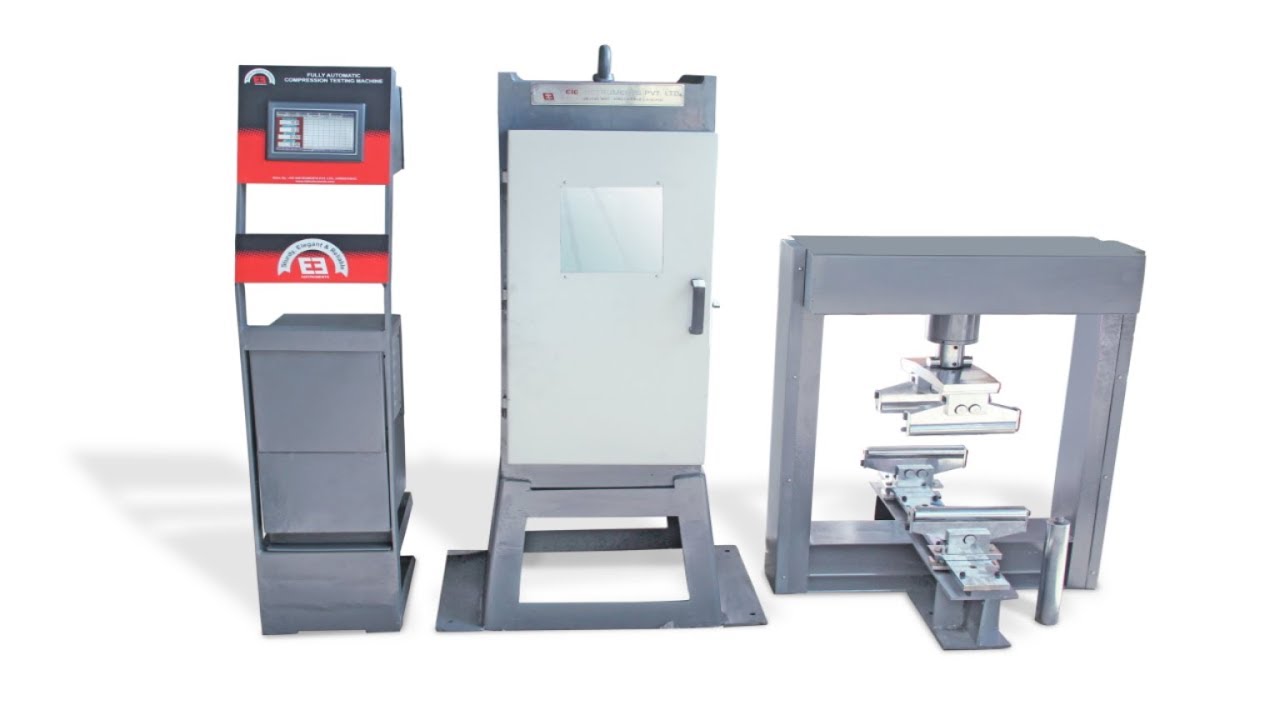 Fully automatic cube compression testing machine | ASTM C39, C140 ...